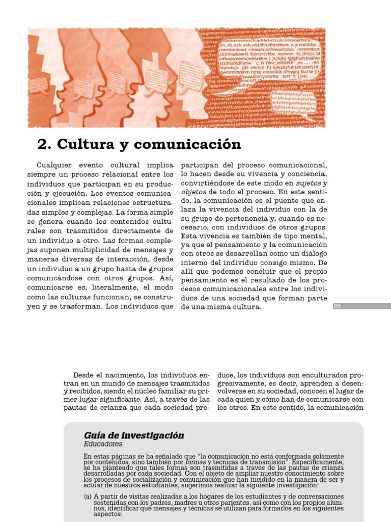 AMODIO, Emanuele (2006) Cultura, Comunicación y Lenguajes. Caracas. | PDF | Comunicación ...