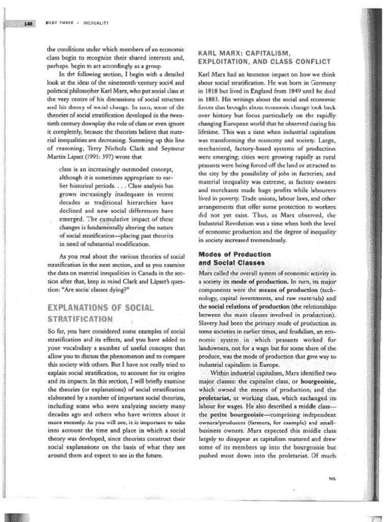 Karl Marx: Capitalism, Exploitation, and Class Conflict | PDF