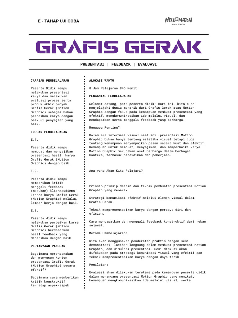 05 Tahap Uji Coba | PDF