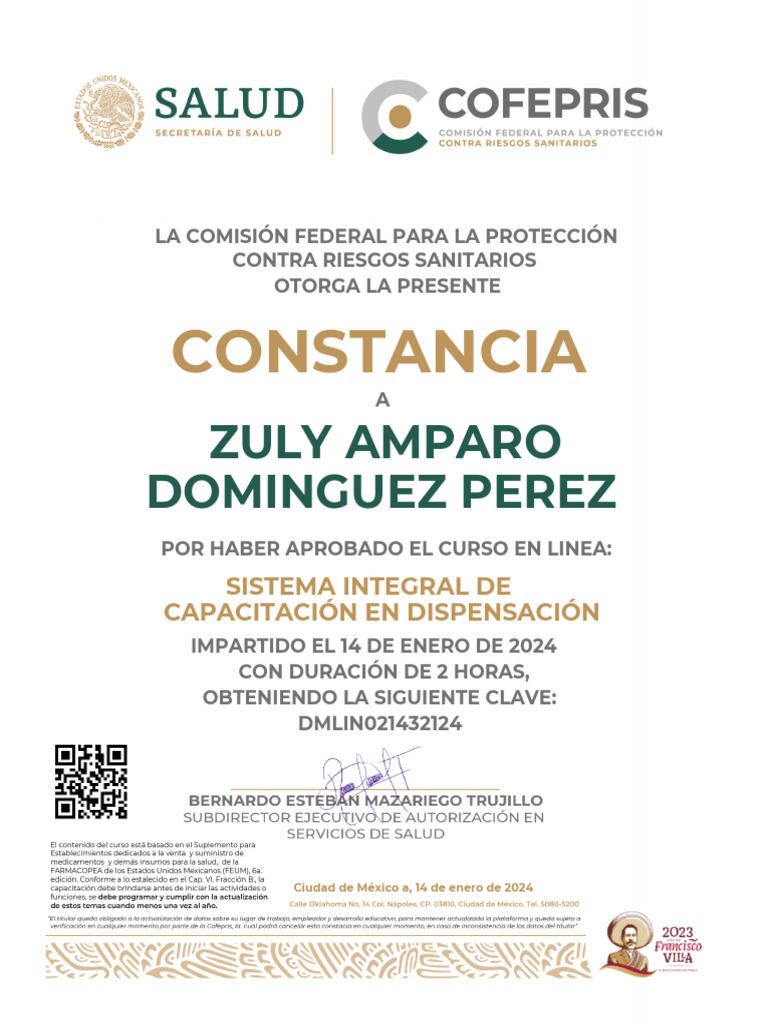 Constancia ZULY-SICAD | PDF