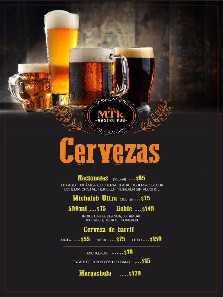 Catálogo de Cervezas Artesanales México | PDF | Bebidas Fermentadas ...
