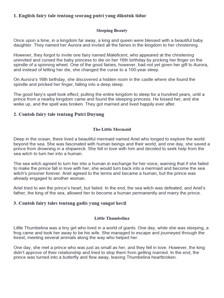 Latihan Soal2 Fractured Story | PDF | Hansel And Gretel | Fairy Tales