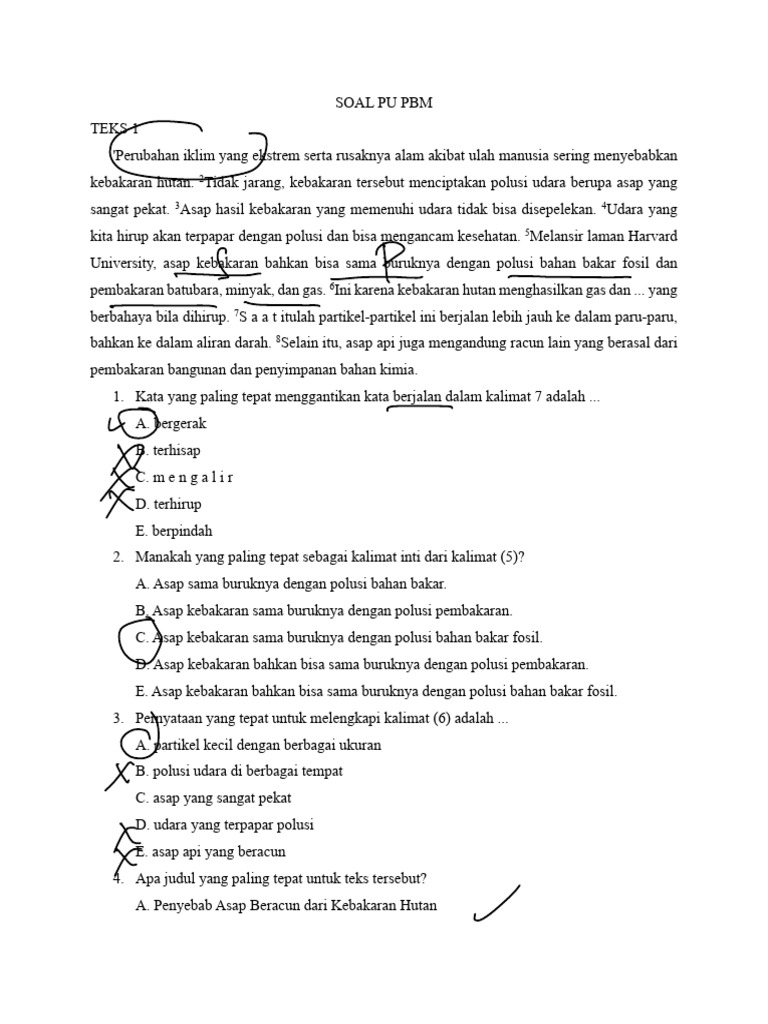 SOAL PU PBM 4 May 24 | PDF