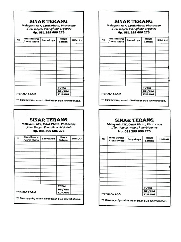 sinar terang | PDF
