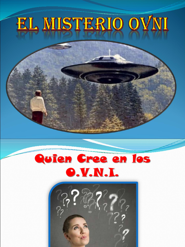 El Misterio Ovni | PDF | Objeto volador no identificado
