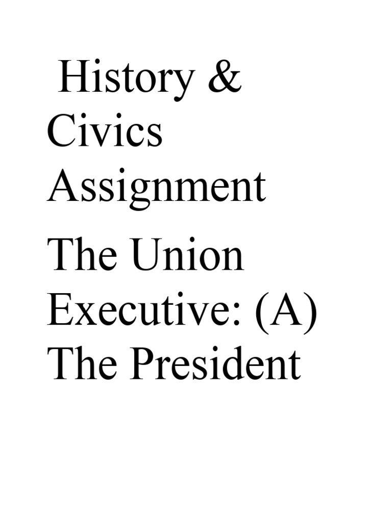 History & Civics Assignment - 1 | PDF | Forms Of Government | Political ...