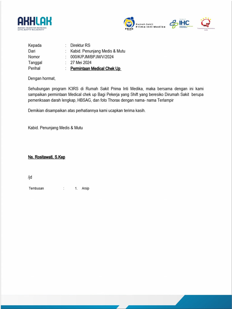 Program K3RS | PDF | Kesehatan Holistik