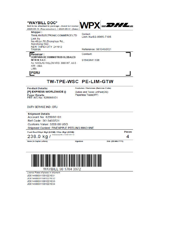 Awb 9017643972 | PDF