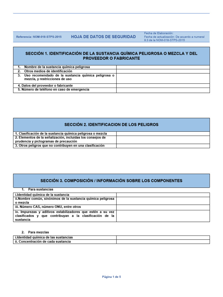 04 Formato Hds | PDF | Toxicología | Toxicidad