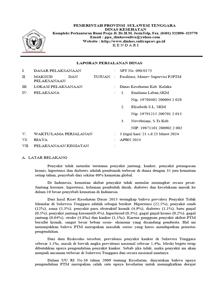 Laporan Monev Kolaka 2024 | PDF | Pengembangan Diri