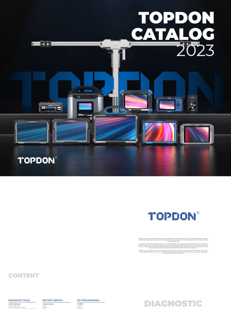 TOPDON_Catalog_Final | Download Free PDF | Motor Vehicle | Land Vehicles