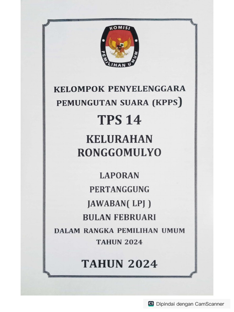 LPJ TPS 14-Digabungkan | PDF