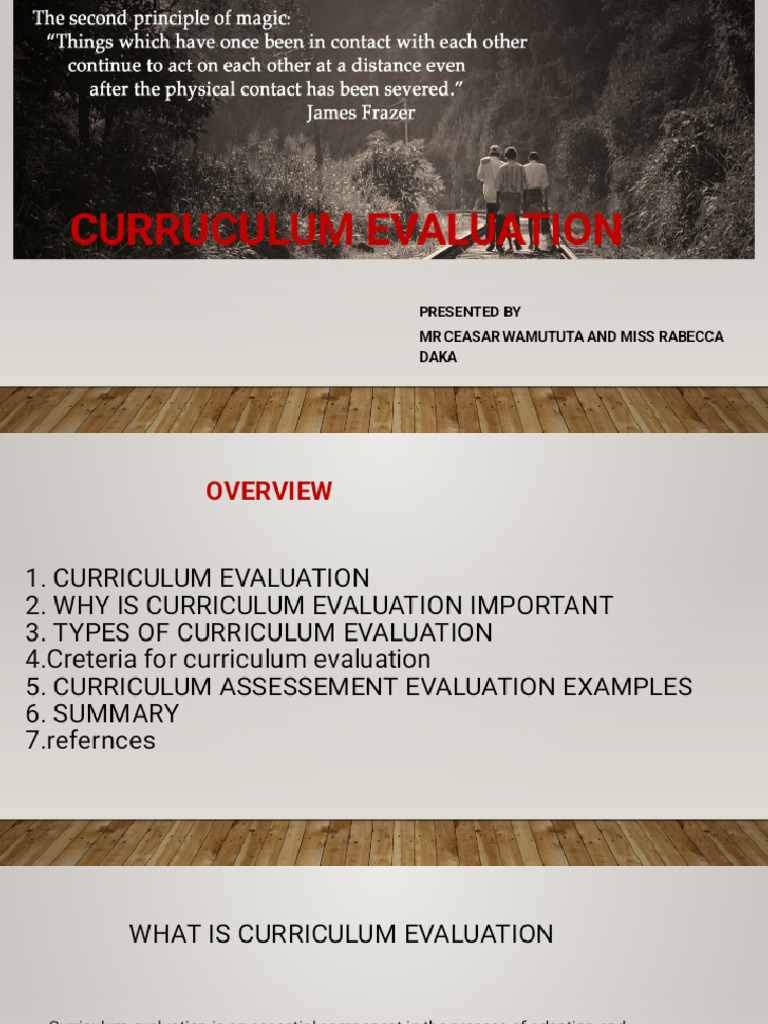 CURRICULUM EVALUATION PPT EDITED - Phoenix | PDF
