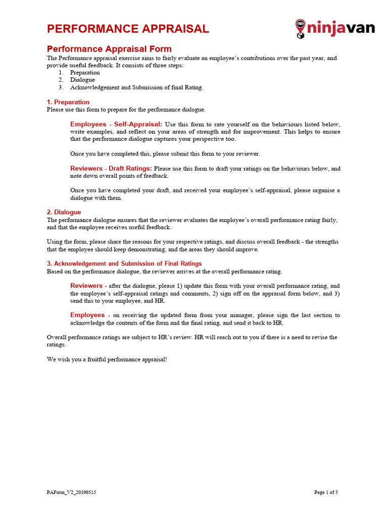 Performance Appraisal for Florence Lopez | PDF | Performance Appraisal ...