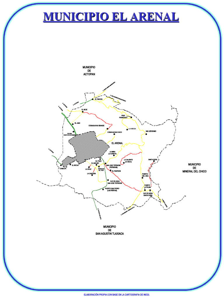 009 Mapa El Arenal | PDF
