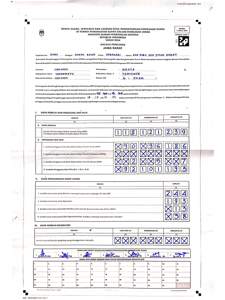 TPS 6 C Hasil DPD | PDF