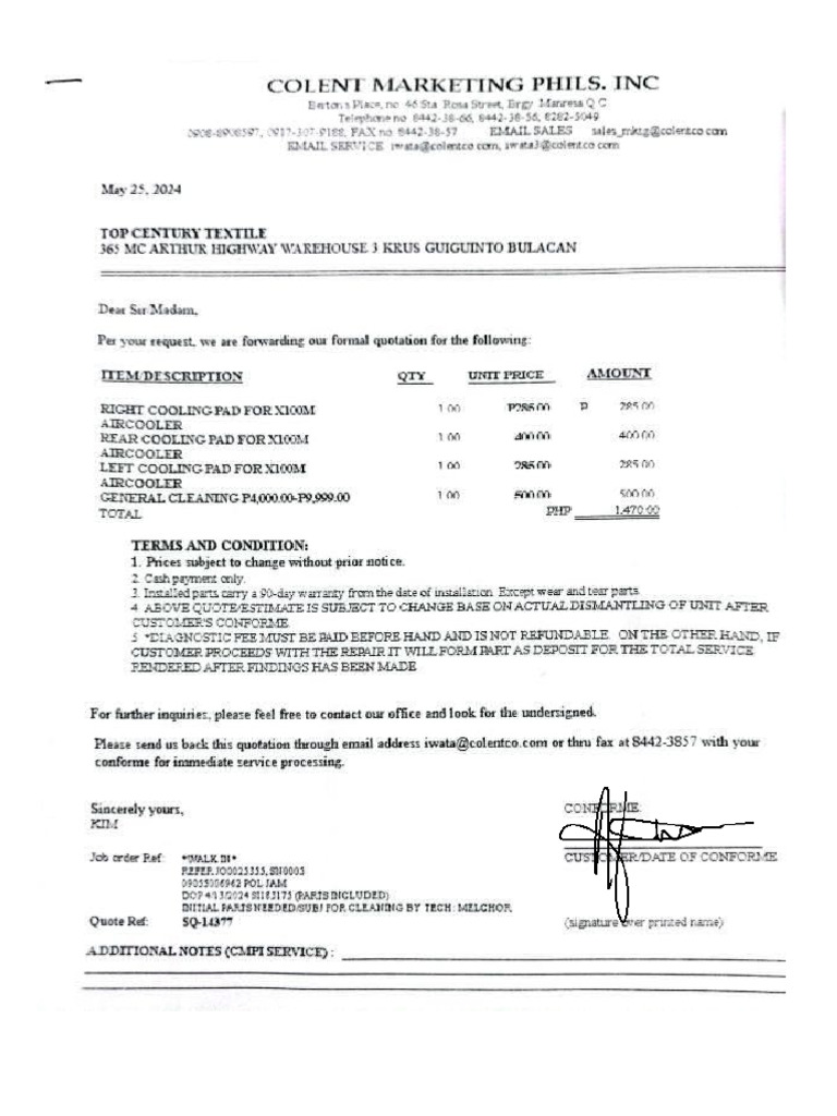 Signed Job Offer 2 | PDF