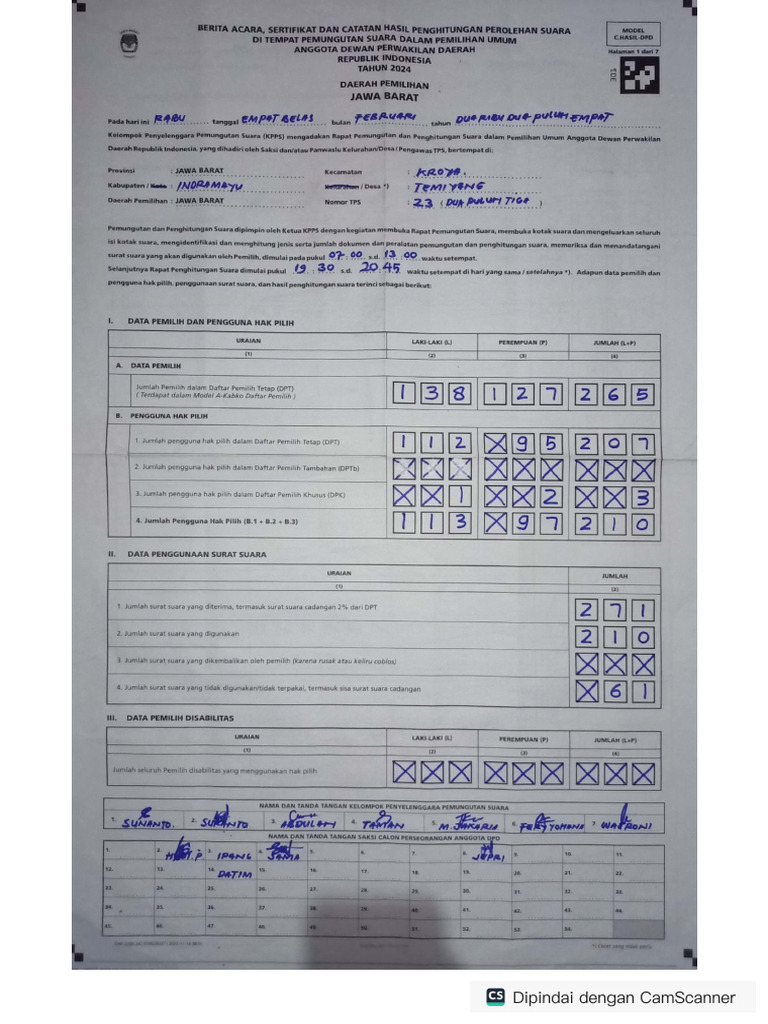 TPS 23 C Hasil Pleno DPD | PDF