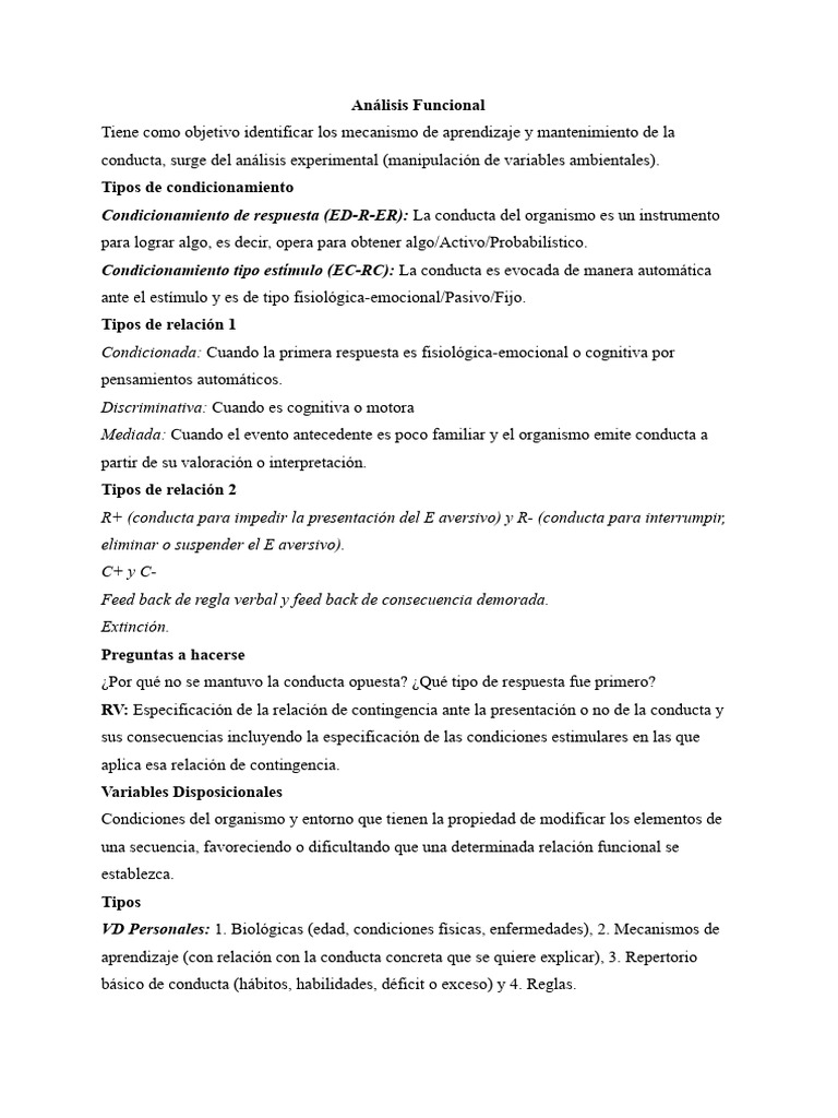 Parcial de Evaluación | PDF | Comportamiento | Aprendizaje