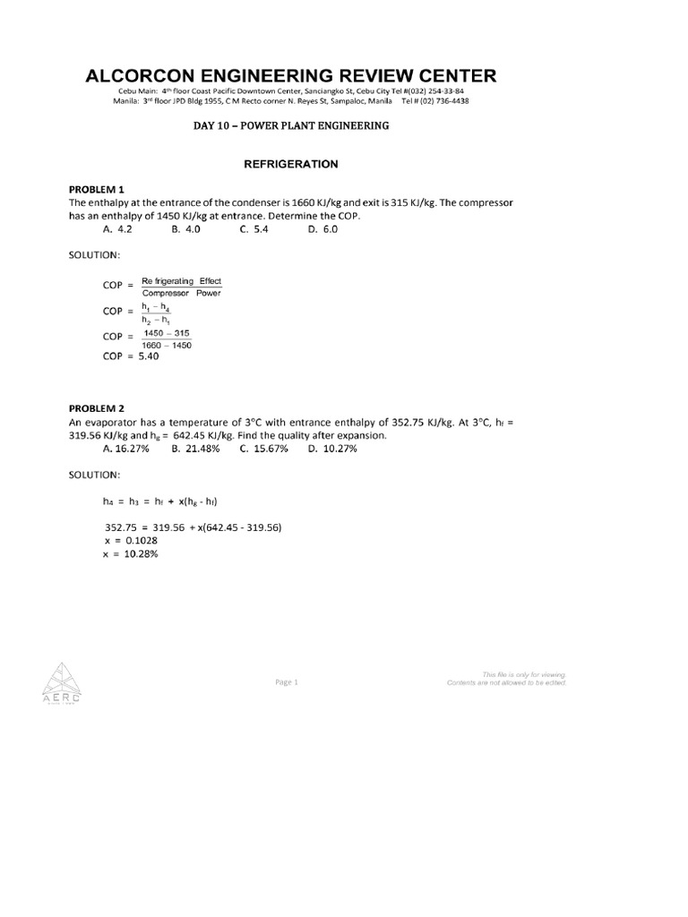 Sample Problems PPE Day 10 | PDF