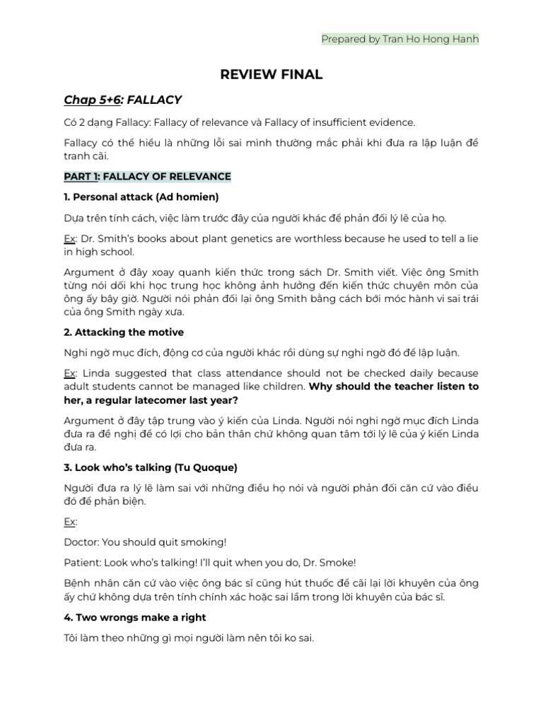 Review Final Crit (Chap 5,6,7,8,11) | PDF