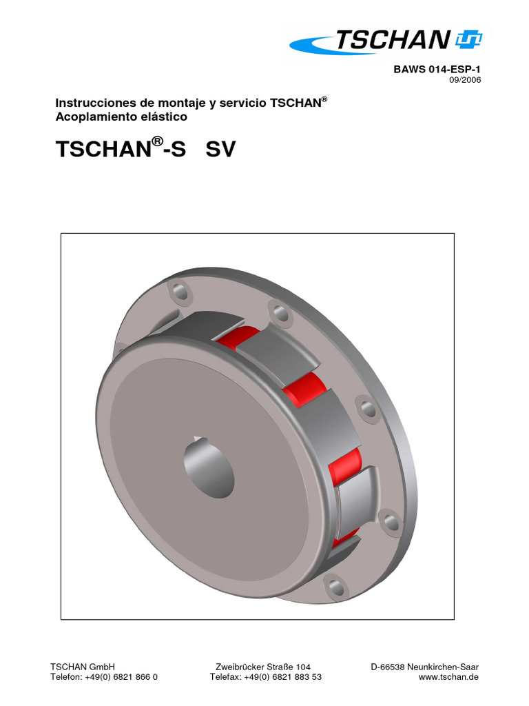 Acoplamientos Tschan | PDF | Tornillo | Perforar