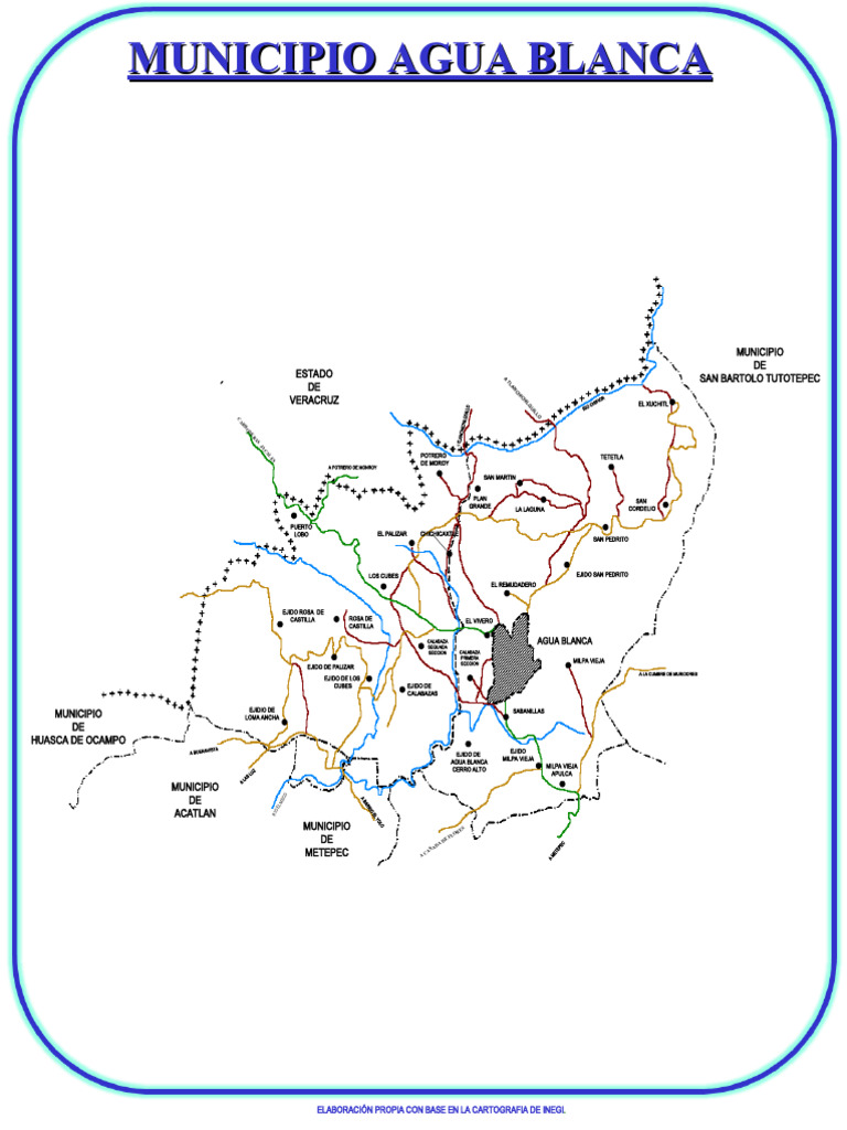 004 Mapa Agua Blanca | PDF