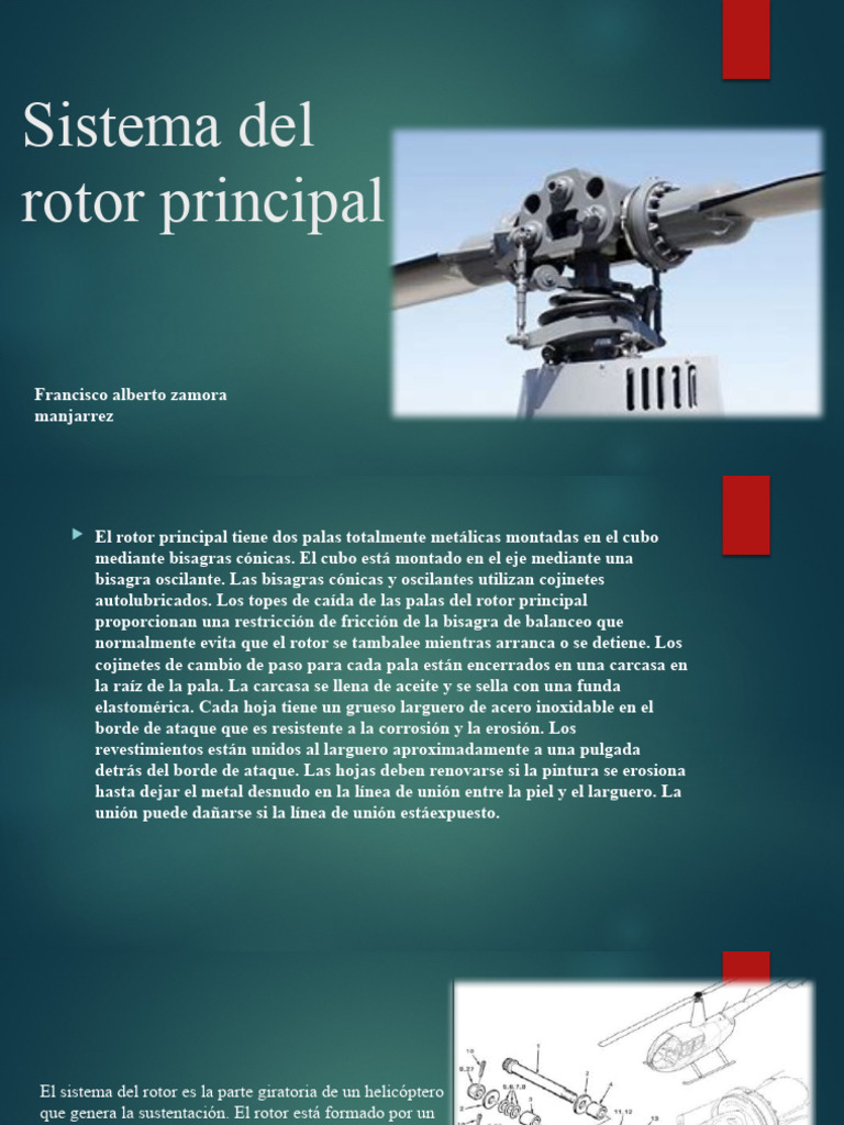 Sistemas Del r44 | PDF | Rotor del helicóptero | Rodamiento (Mecánico)