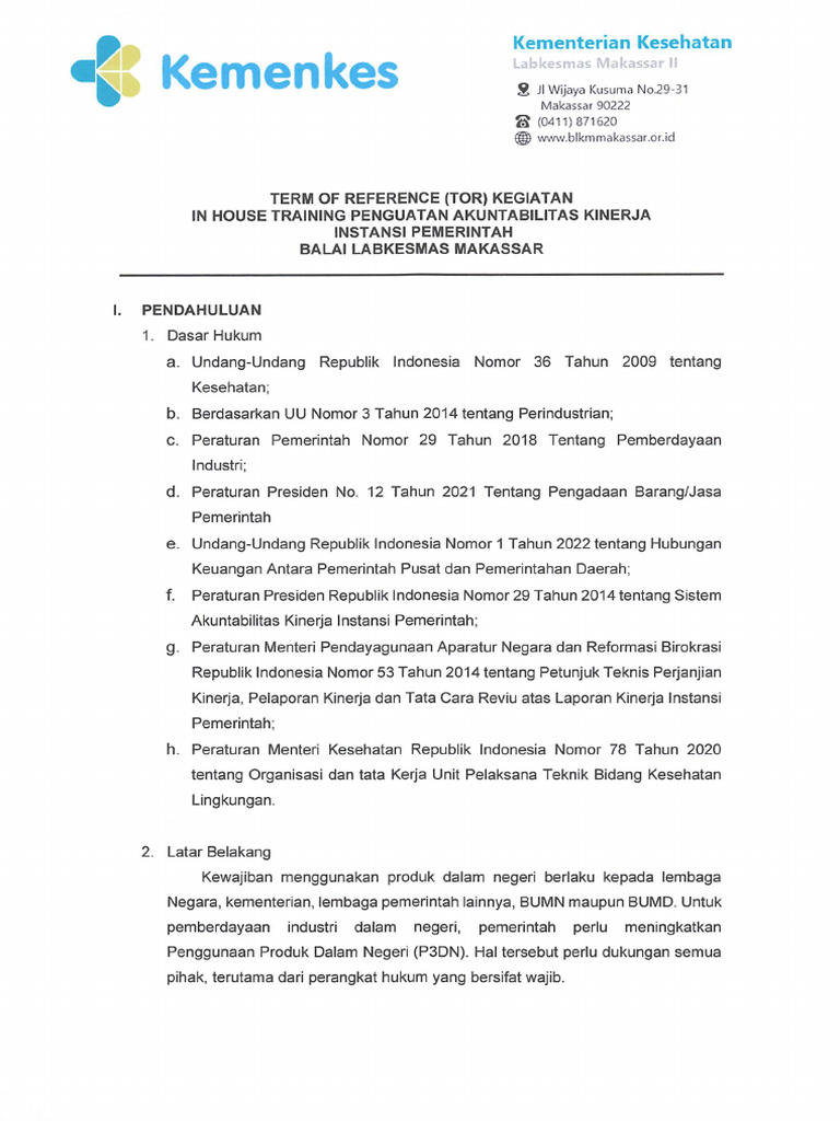 TOR IHT 8-9 Juli 2024 | PDF