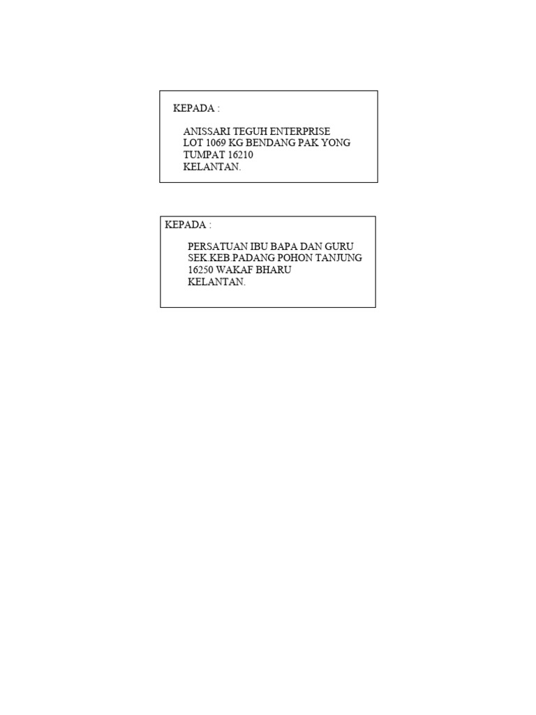 Sampul Surat Pdf 