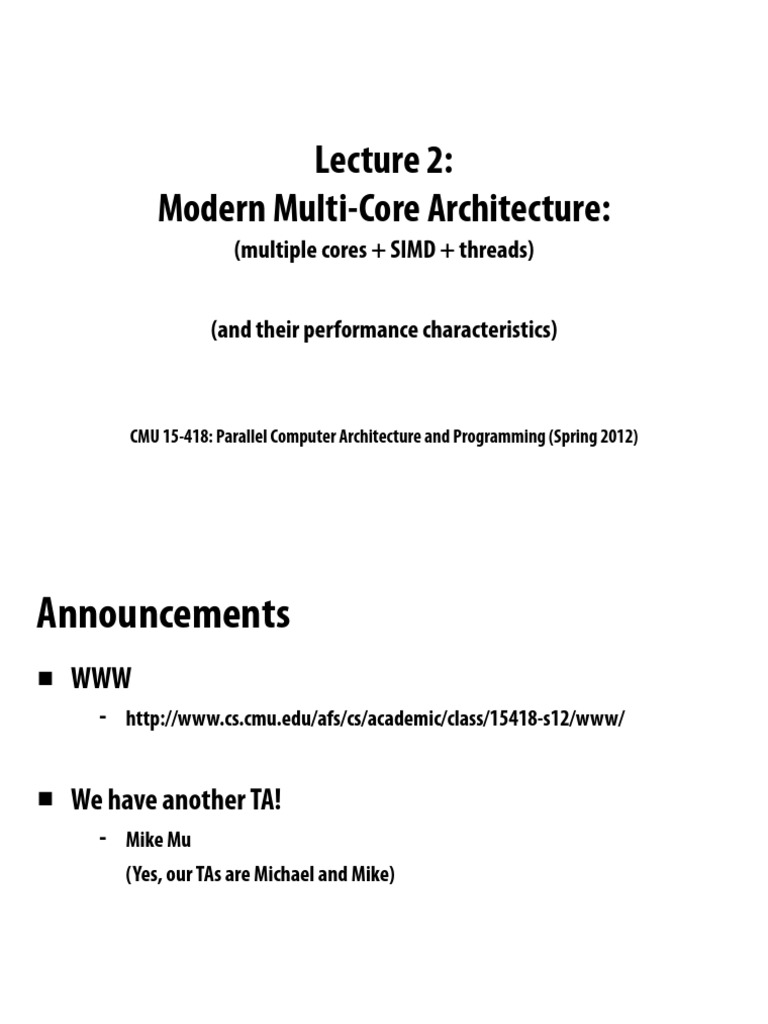 02_multicore | Download Free PDF | Multi Core Processor | Parallel Computing