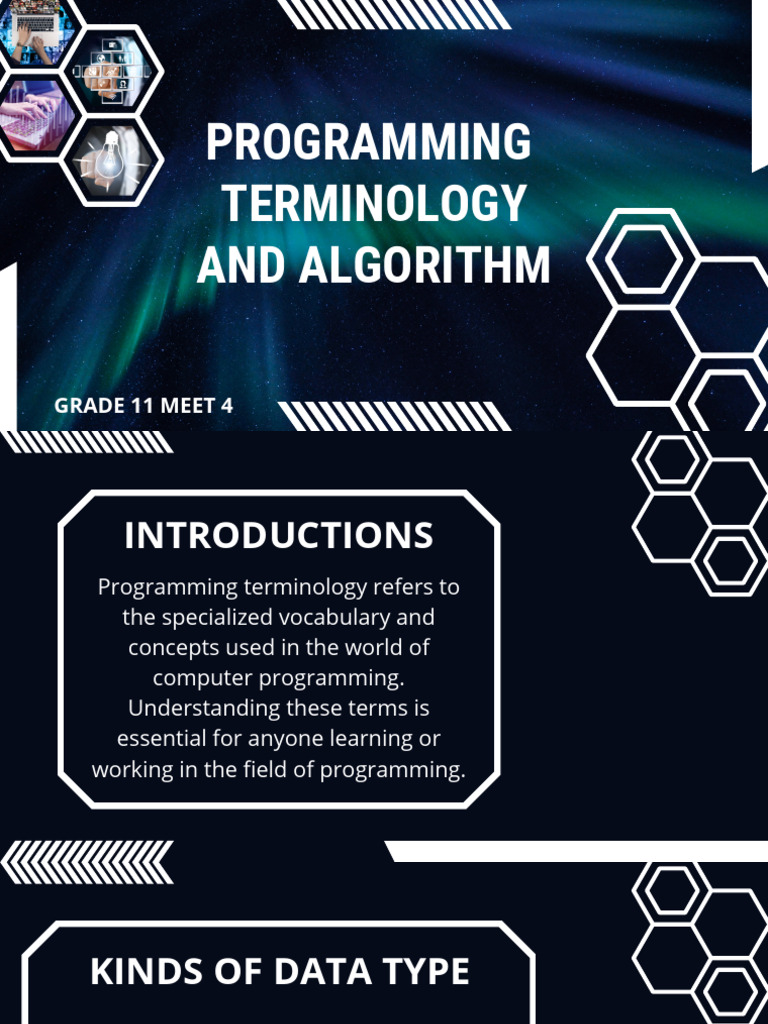 CS Programming Terminology G11 Meet4 | PDF | Data Type | Boolean Data Type