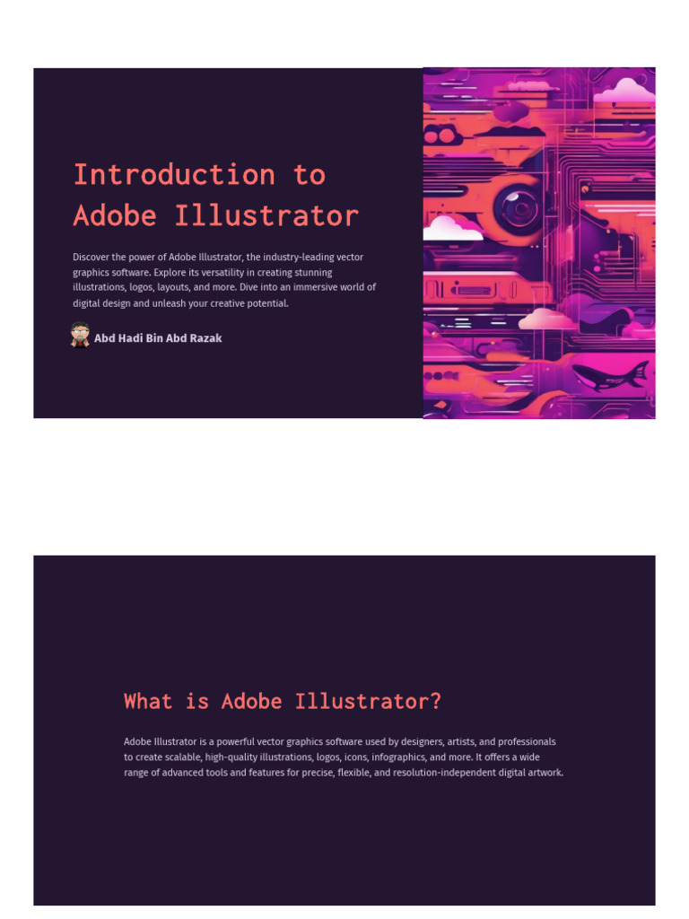 Introduction To Adobe Illustrator | PDF | Adobe Illustrator | Graphics