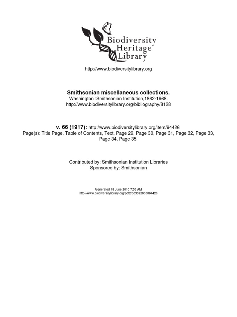 1917 The Smithsonian Institution - Borne Celebes Expedition | PDF