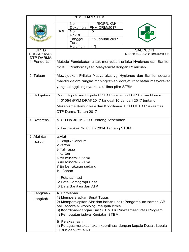 Pemicuan STBM | PDF | Pengembangan Diri | Sains & Matematika
