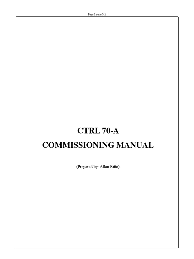 Ctrl70a-V101 Adjustment Manual | PDF | Elevator | Parameter (Computer Programming)
