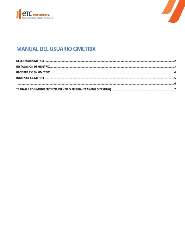 Manual Usuario GMetrix 2020 | PDF | Software | Informática