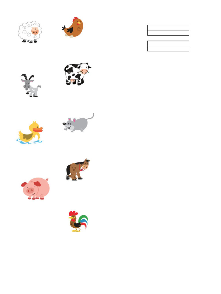 Actividad Granja | PDF