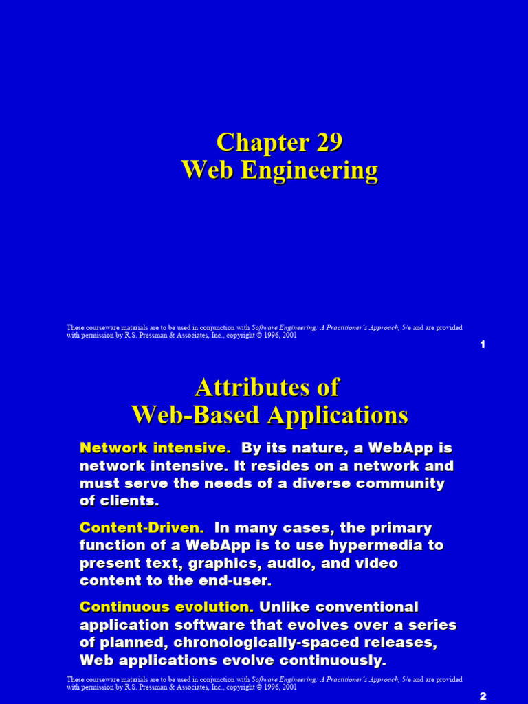 Chapter29 Web Engineering Pdf Web Application World Wide Web