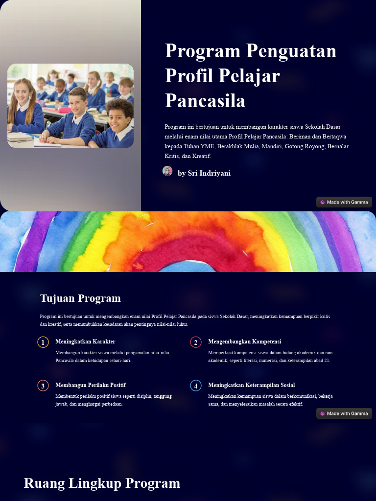 Program Penguatan Profil Pelajar Pancasila | PDF | Karier & Perkembangan