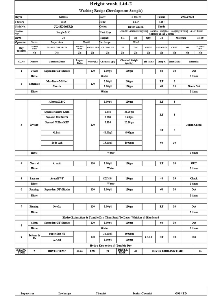 JG43D903RD-Drew Green DEVELOPMENT | PDF | Materials | Chemistry
