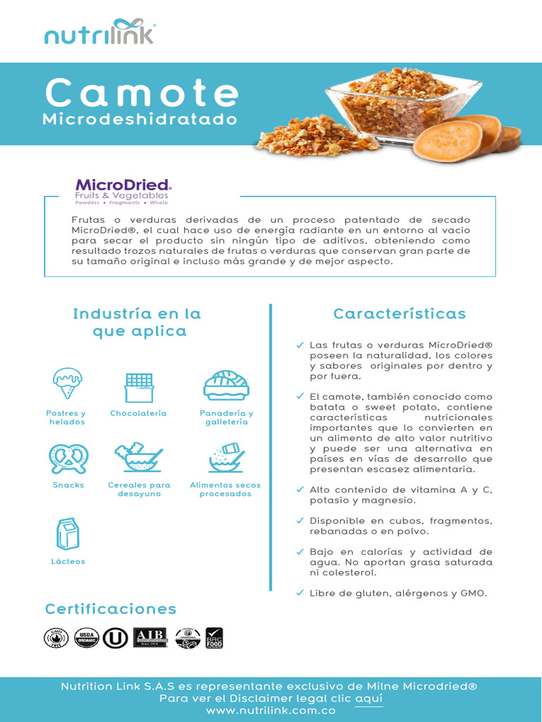 Infografia Camote | PDF