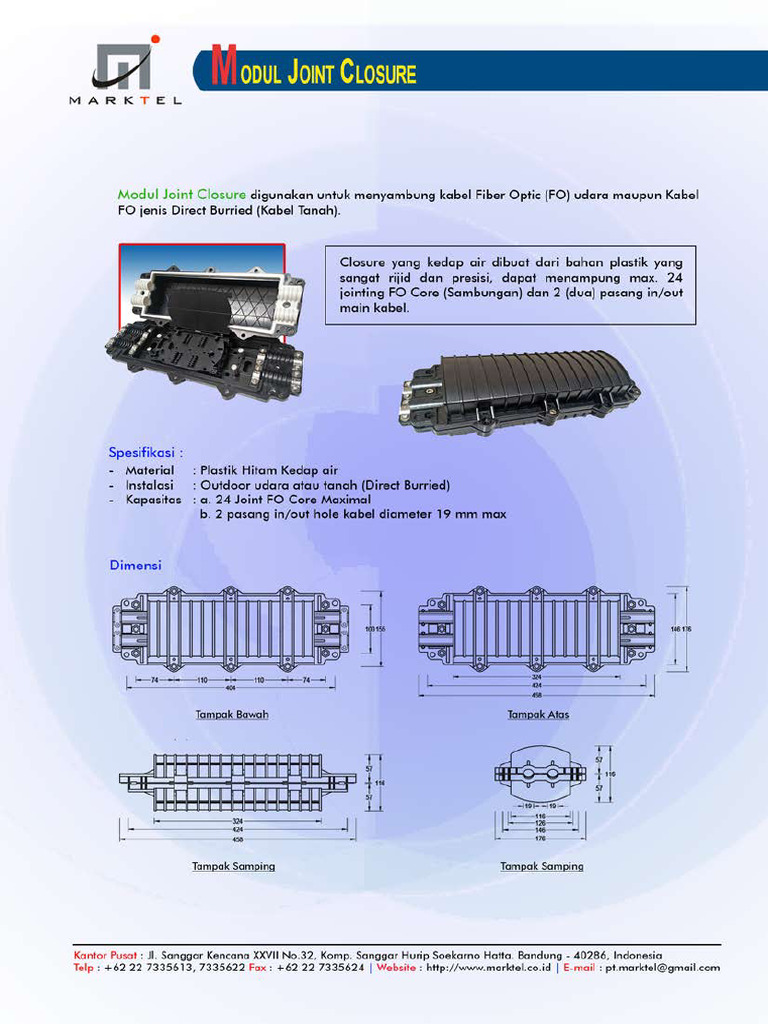 7 Brosur Modul Joint Closure | PDF