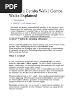 Gemba Walk Template | PDF