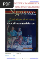 Ngoswe Penzi Kitovu Cha Uzembe Uhakiki | PDF
