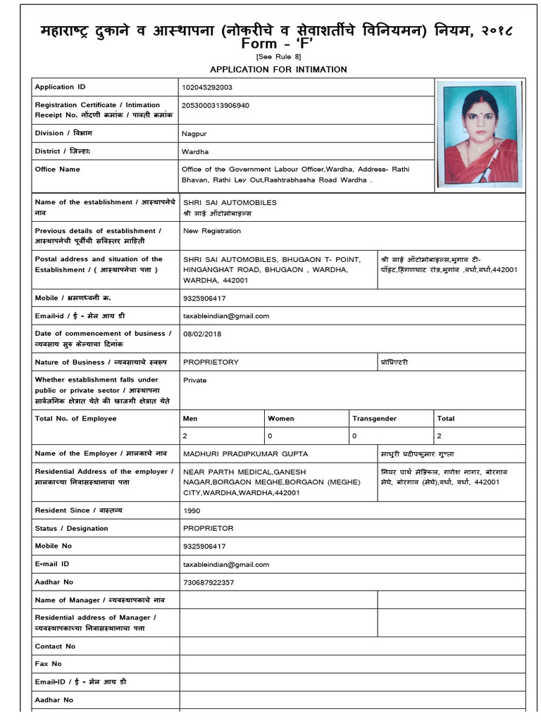 Sa Application | PDF