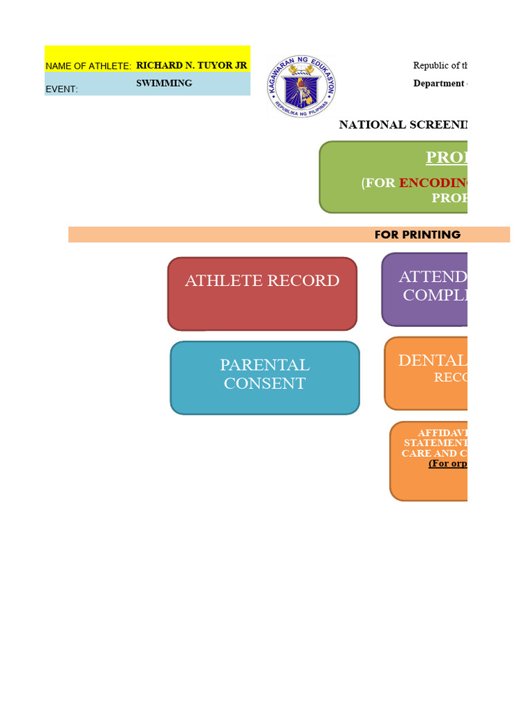 2023 Athlete Record Region 7 (1) RICHARD | PDF | Human Tooth | Diseases ...