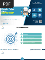 06 - Menulis Policy Paper (Guspika) | PDF