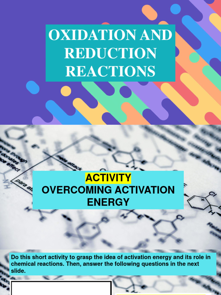 2 Oxidation Reduction Reactions 1 | PDF