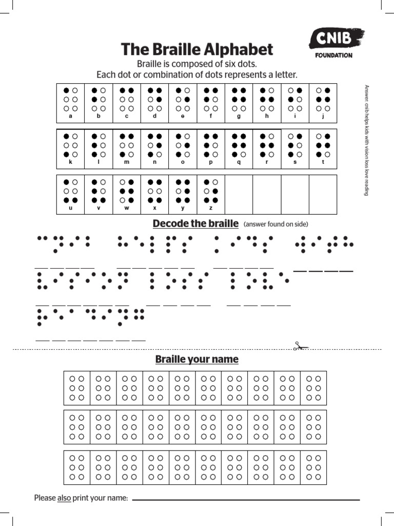 Braille activity sh | Download Free PDF | Printing | Publishing